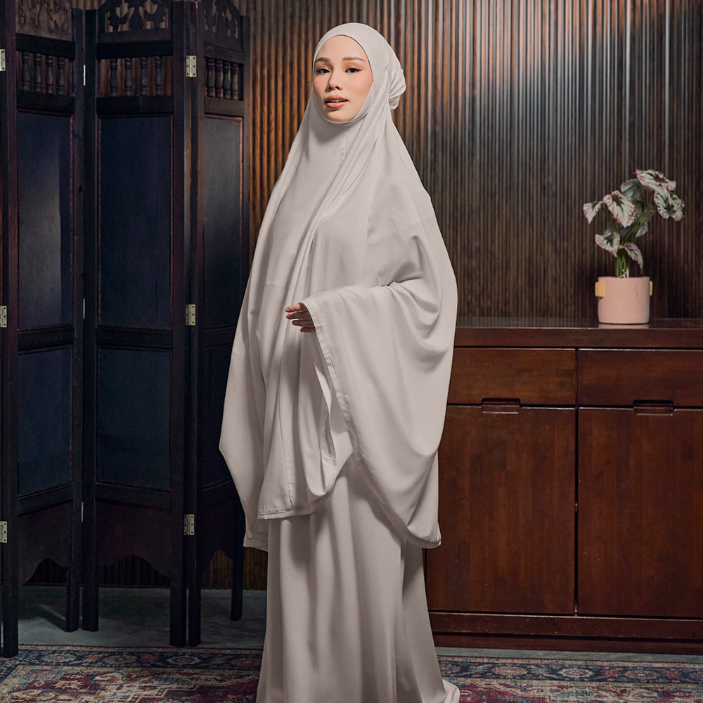 Aman Prayerwear - Alabaster | TudungPeople