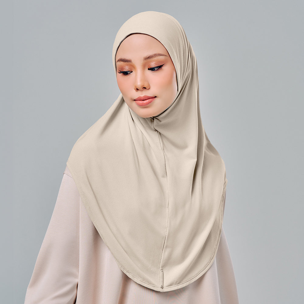 (Nano) Najwa Sport Basic 3.0 - Cream | TudungPeople