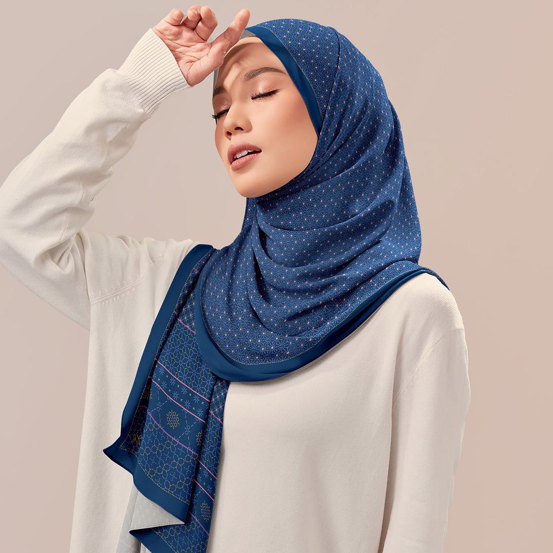 Sashiko - Blue | TudungPeople